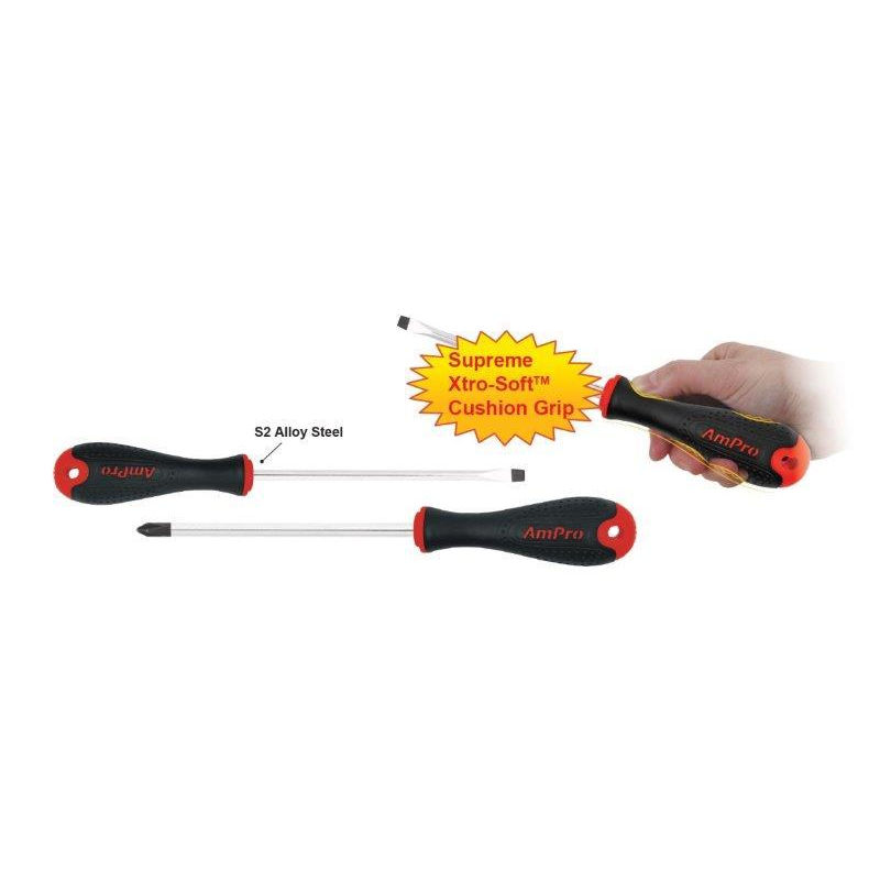 AMPRO XTRO SOFT PRO SLOTTED SCREWDRIVER - HSB Trading Online Store